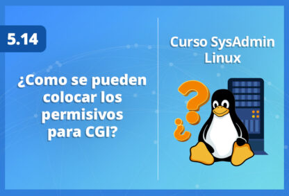 ¿Como se pueden colocar los permisivos para CGI en Linux?